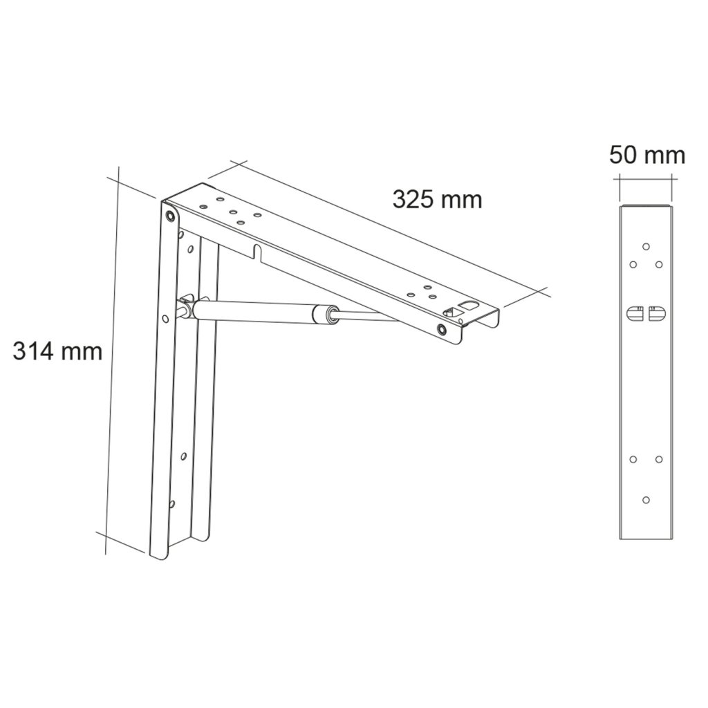 Support de table rabattable noir piston - MSA France | Groupe Sofive