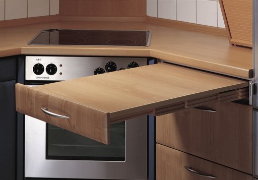 Table escamotable blanche pour meuble - MSA France | Groupe Sofive