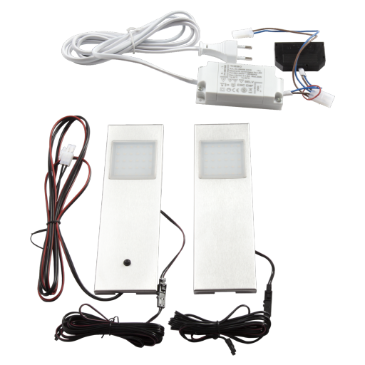 Kit 2 profils plat LED inox brossé - MSA France | Groupe Sofive