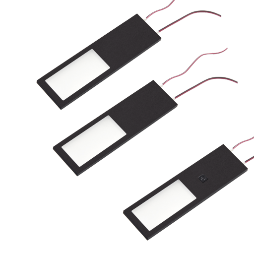3 profils LED noir 4W - MSA France | Groupe Sofive