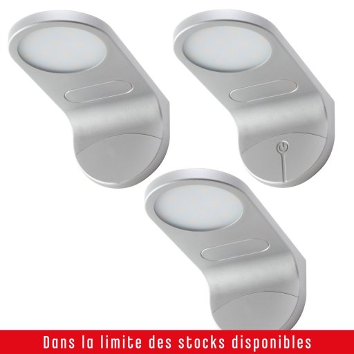 Kit 3 spots LED d'angle aluminium - MSA France | Groupe Sofive